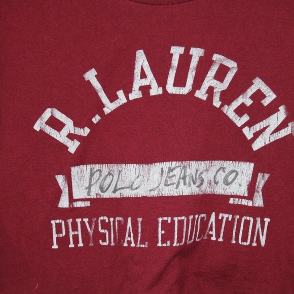 Ralph Lauren | Shirts | Ralph Lauren Long Sleeve Spell Out Shirt Red ...